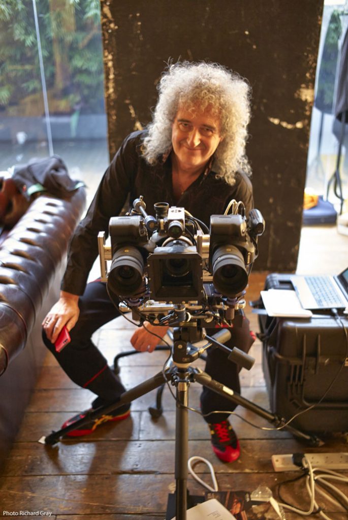 Bri in life-size lenticular 3-D. Scary – brianmay.com