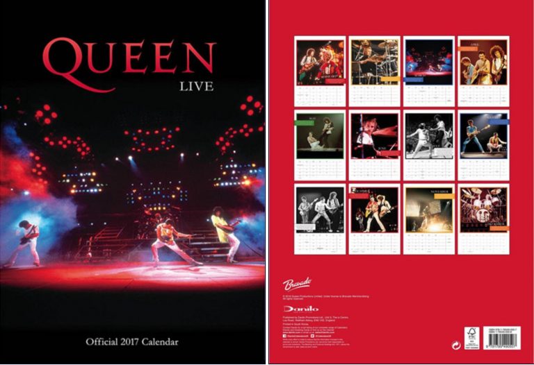 Queen Calendars 2017 – brianmay.com