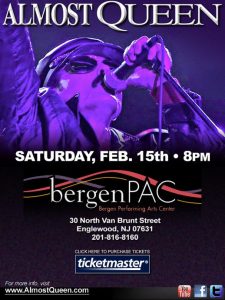 Almost Queen – concert flyer – brianmay.com