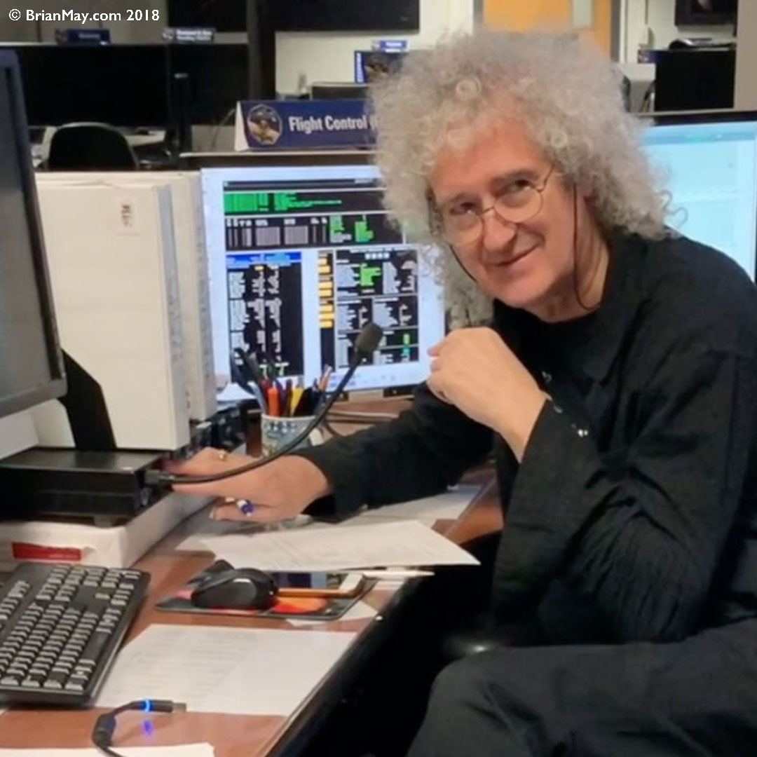 Brian May giving pre-pass briefing at JHU APL - brianmay.com