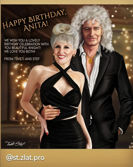 Anita Dobson Shares Health Update on Husband - brianmay.com